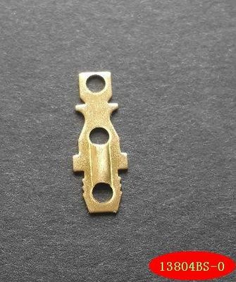 Two - Head Perforated Stamping Terminal Customized Thickness Auto Wire ...