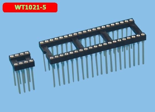 Professional IC Socket Connector Rectangular PIN LENGTH 11.5/14.3/17.8MM