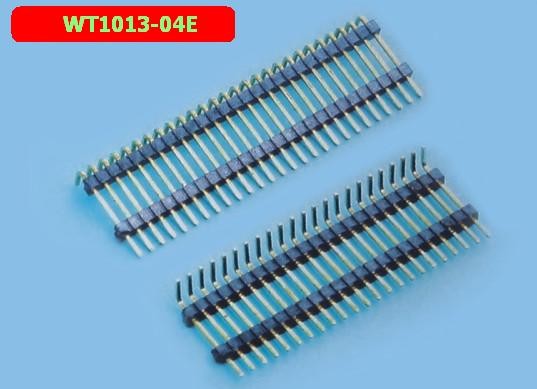 1.0mm 10 PIN Machine Pin Headers Plastic Bending Pin HEADER WT1013-04E