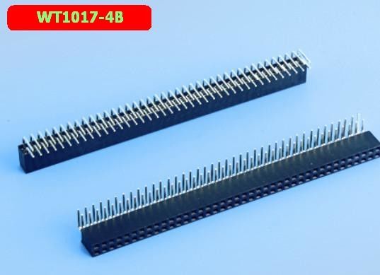 Industrial Double Row Female Header Connector Pin Header 2mm Pitch