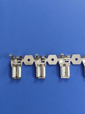 Copper Male Wire Connectors Terminals , Motors Round Crimp Terminal