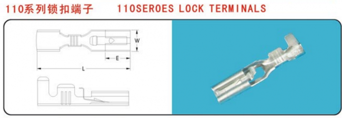 110 Type Crimping Connectors And Terminals Faston Tab PCB Female Wire ...