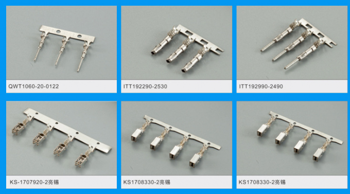 Length 9mm U Shaped Terminal Block , Double Rivet Foot U Shaped Terminal